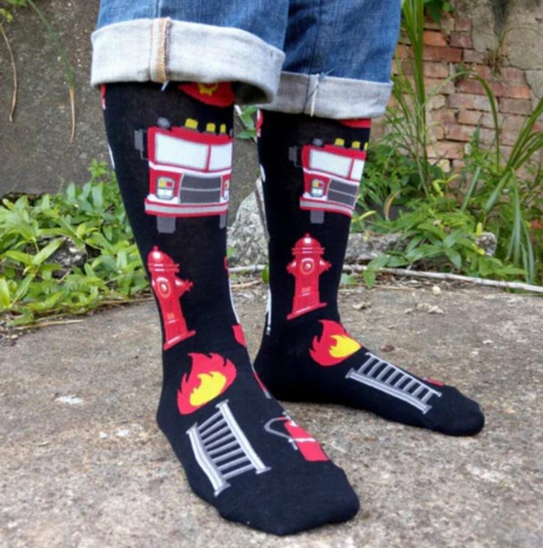 Firefighter Socks / Fighters / Fighter Fighter Socks - Etsy