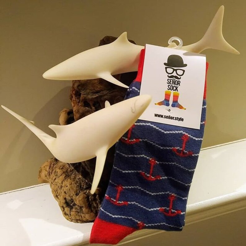The Anchor Sock, Nautical, Anchor Men Socks, Socks for Men, Groom Socks ...
