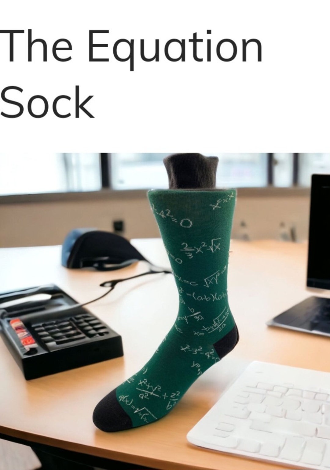 The Equation Sock - Etsy