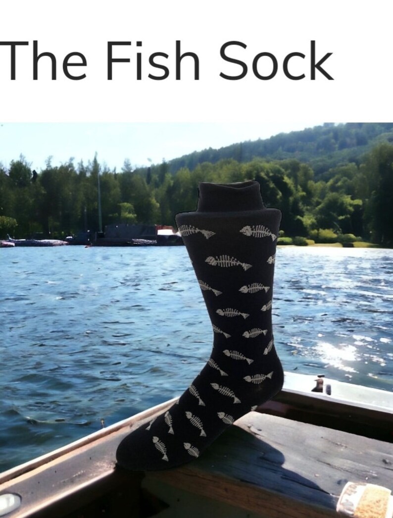 The Fish Sock / Fish Sock for Men/ Fishermen/fisherman/socks With Fish ...