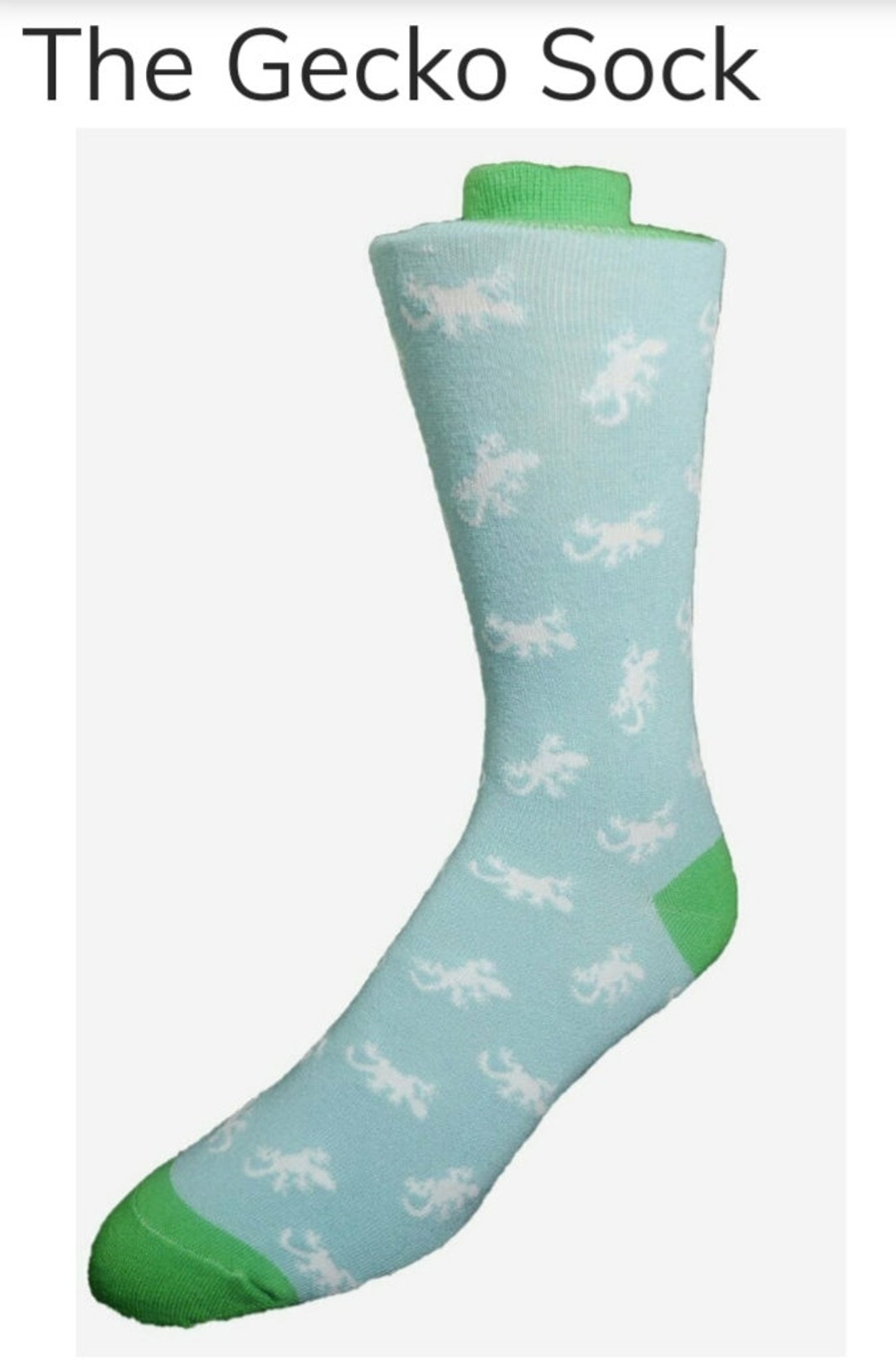 The Gecko Sock /gecko / Socks for Men /men Socks / Lizard/lizards - Etsy