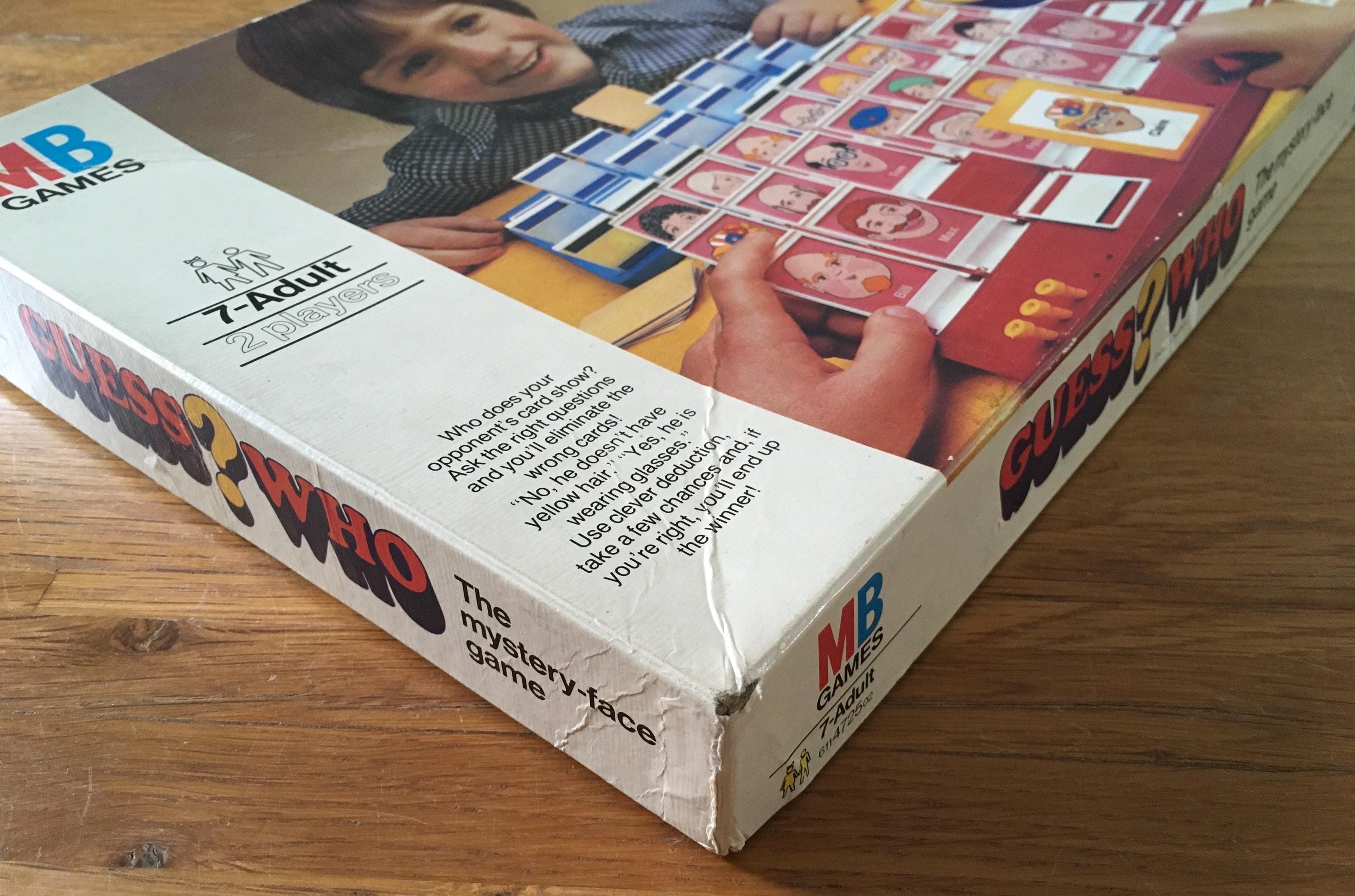 1970’s Vintage Retro Guess Who? Board Game by MB Milton Bradley 1979 ...