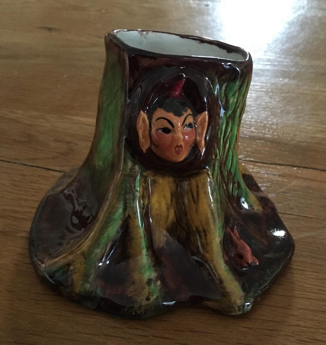 Rare Antique Vintage Art Deco Staffordshire England Small 'morlor ...