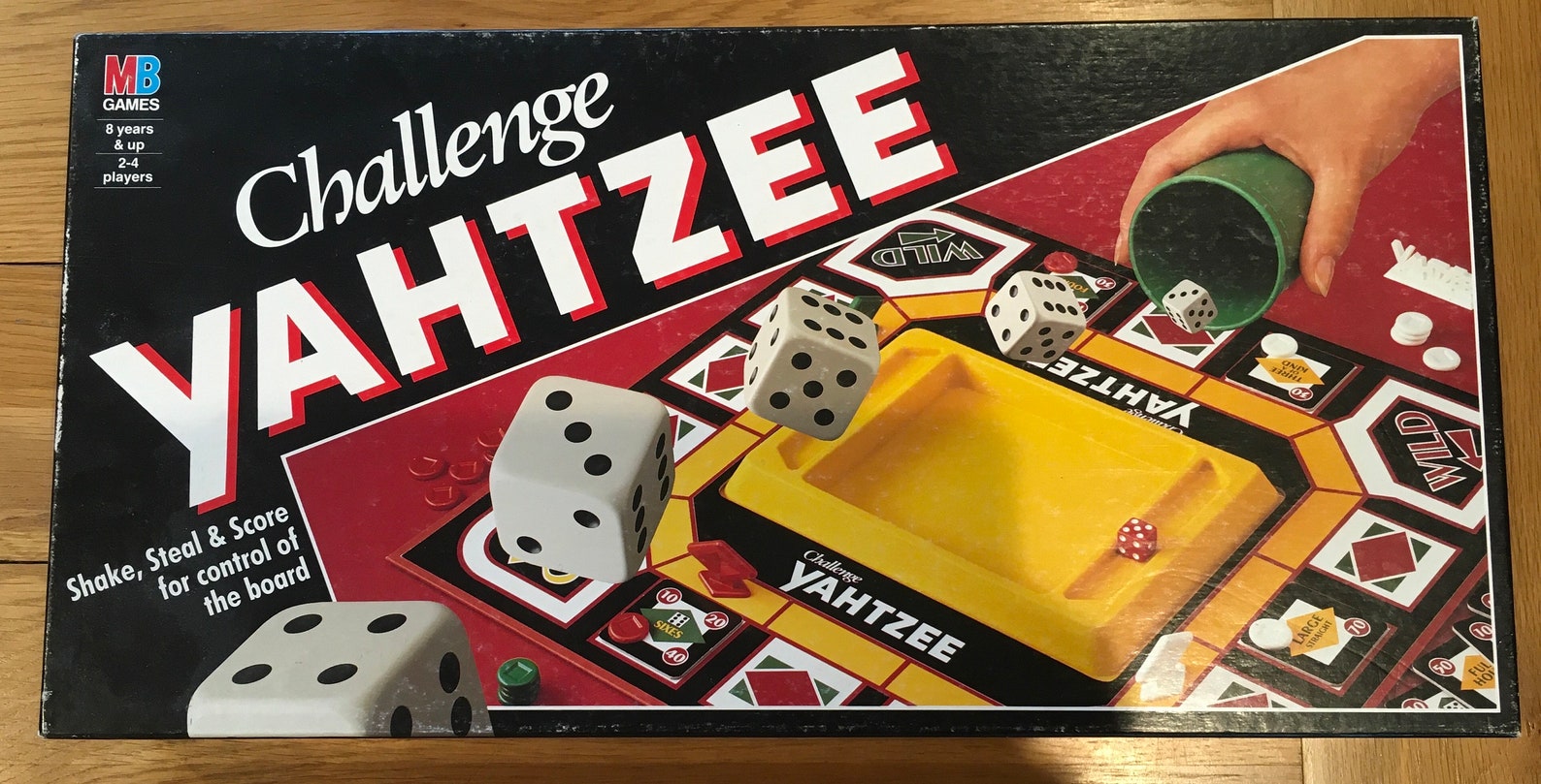 Vintage Retro 1990s Yahtzee Challenge Board Game, MB Games, 1992 ...
