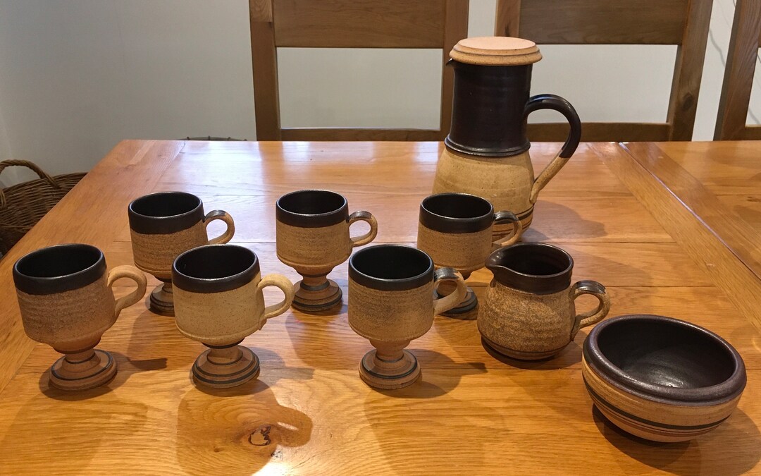 Vintage 1970’s Retro 9 Pieces Available Coffee Set George Dear ...