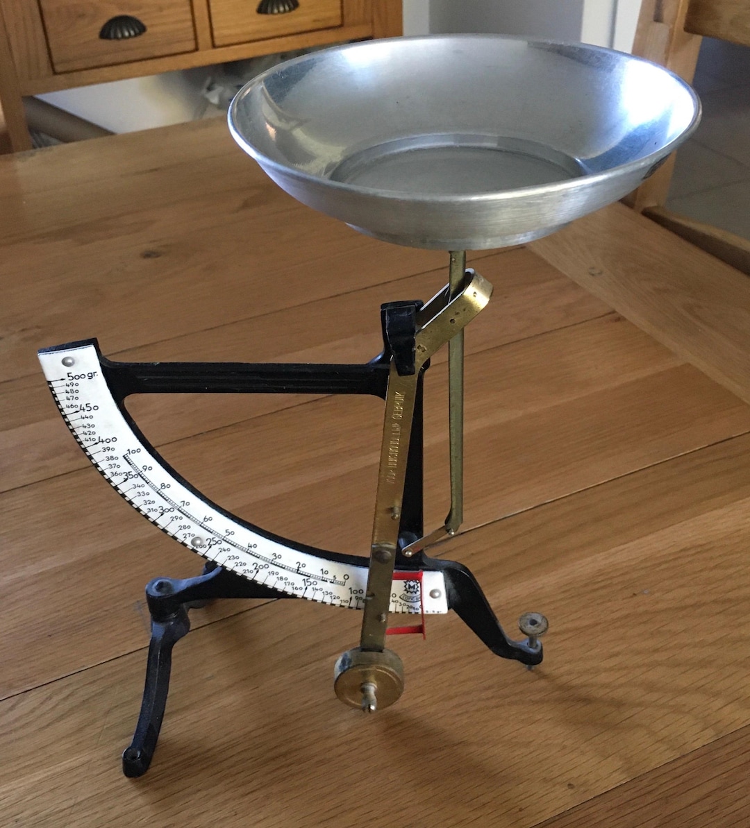 Vintage Antique German Postal Letter Desk Scale by Philipp Jacob Maul ...