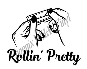 Rolling tray svg | Etsy