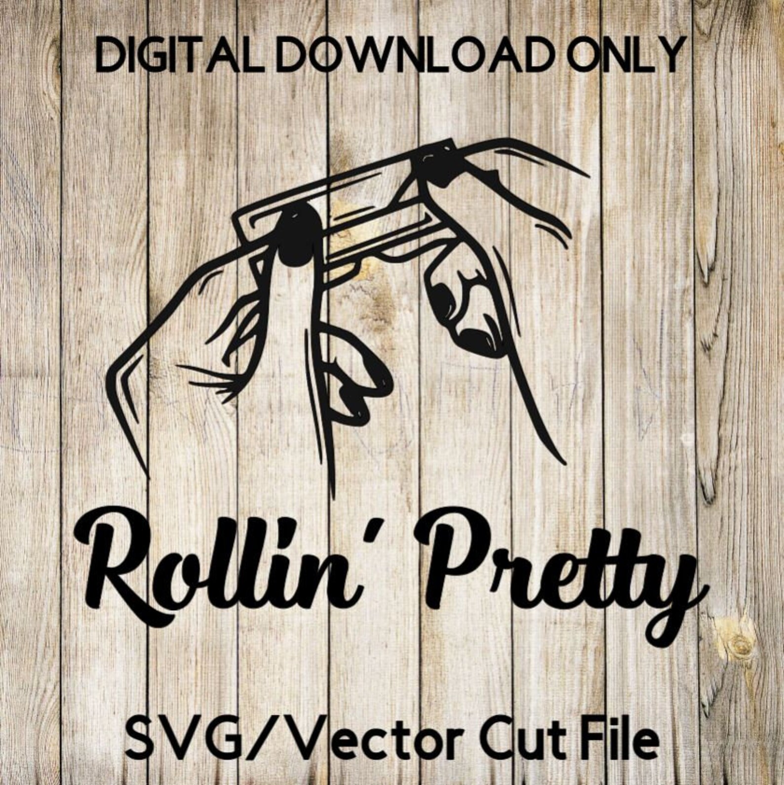 Rollin' Pretty Svg Roll Joint Svg Rolling Tray Svg | Etsy Canada