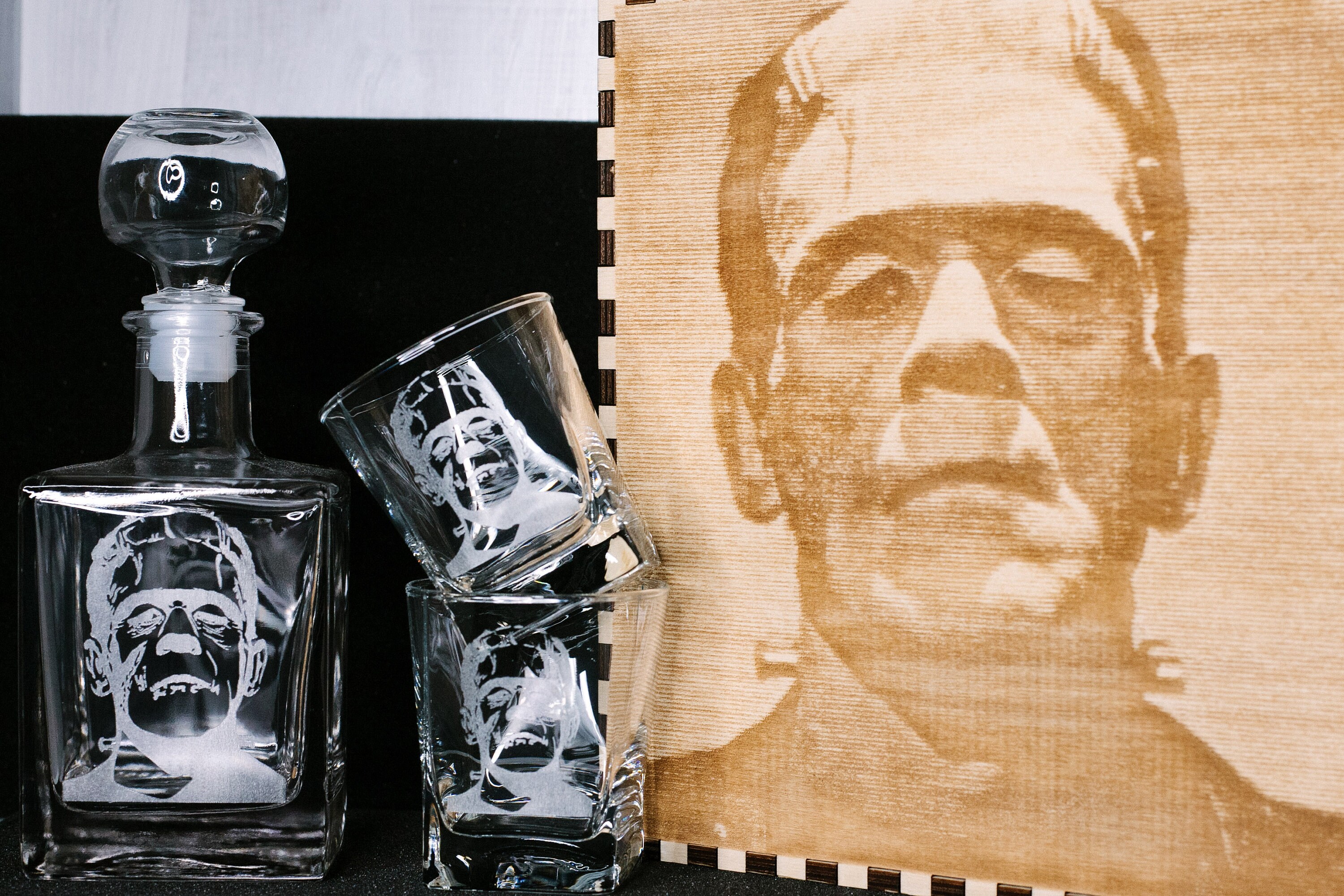 Halloween Whiskey Decanter Set | Etsy