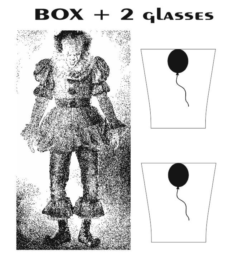 Pennywise Whiskey Decanter Set With Glasses - Etsy