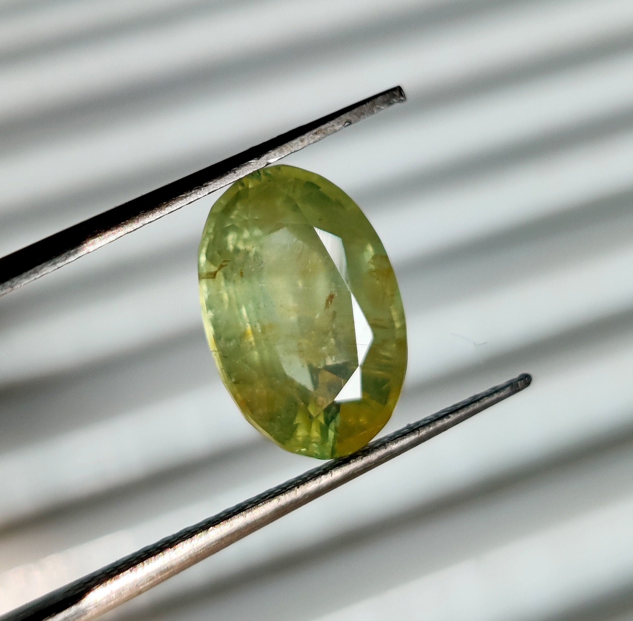 Green Kyanite Gemstone Faceted 3.75Ct High Quality Natural | Etsy