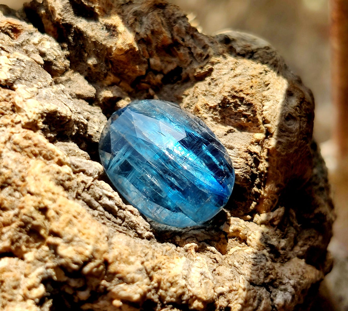NATURAL INDIGO KYANITE Gemstone 12.80Ct Good Quality Indigo | Etsy