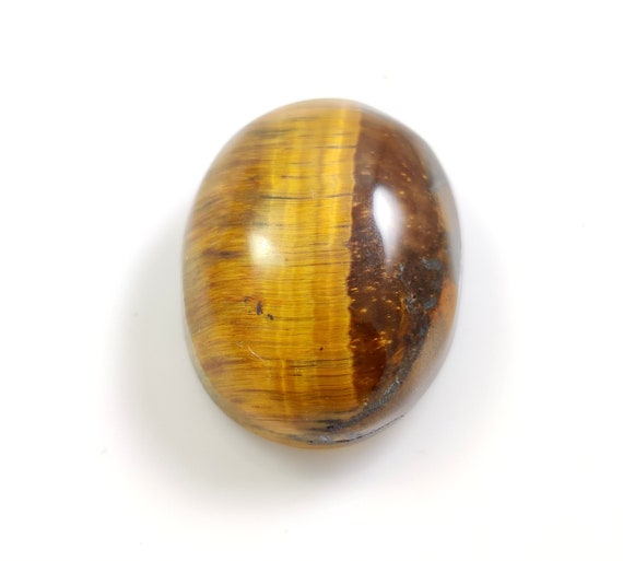 Natural Tiger Eye Gemstone 38 Ct Top Quality Tiger Eye Smooth | Etsy