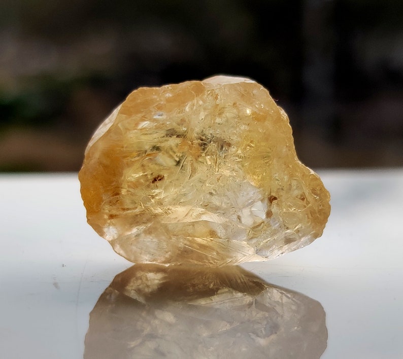 Natural Citrine Rough Gemstone 25ct Citrine Untreated Specimen - Etsy