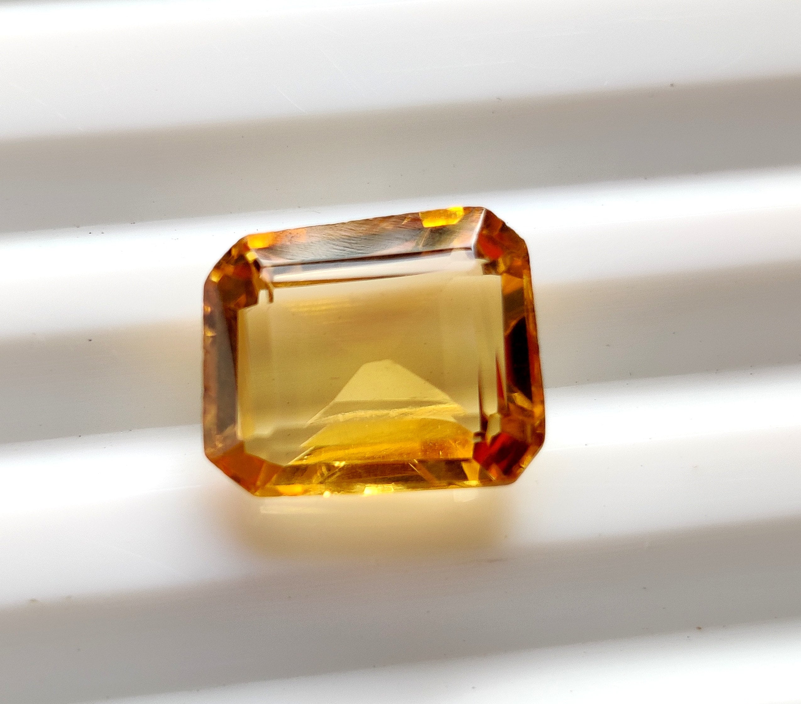 Natural Citrine Gemstone 3.65Ct Top Quality Citrine Cushion | Etsy