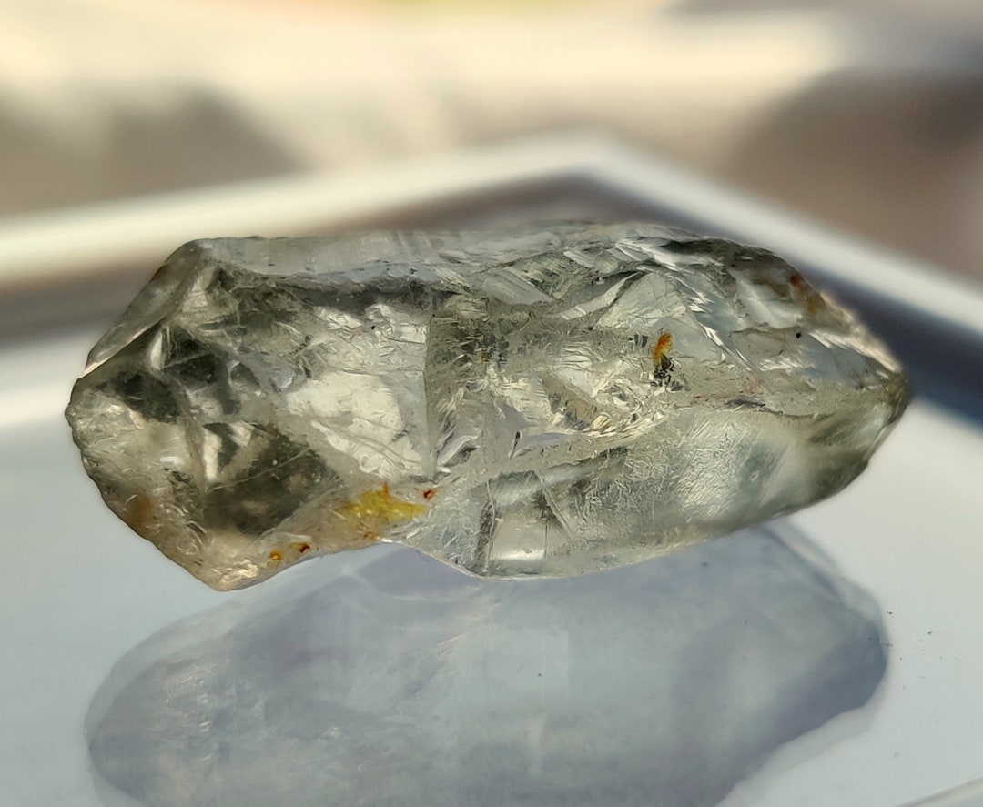 GREEN AMETHYST ROUGH Gemstone 24.15CT Good Quality Natural Untreated ...