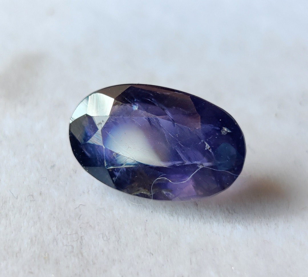LOOSE IOLITE GEMSTONE Oval Shape 3ct High Quality Natural Iolite ...