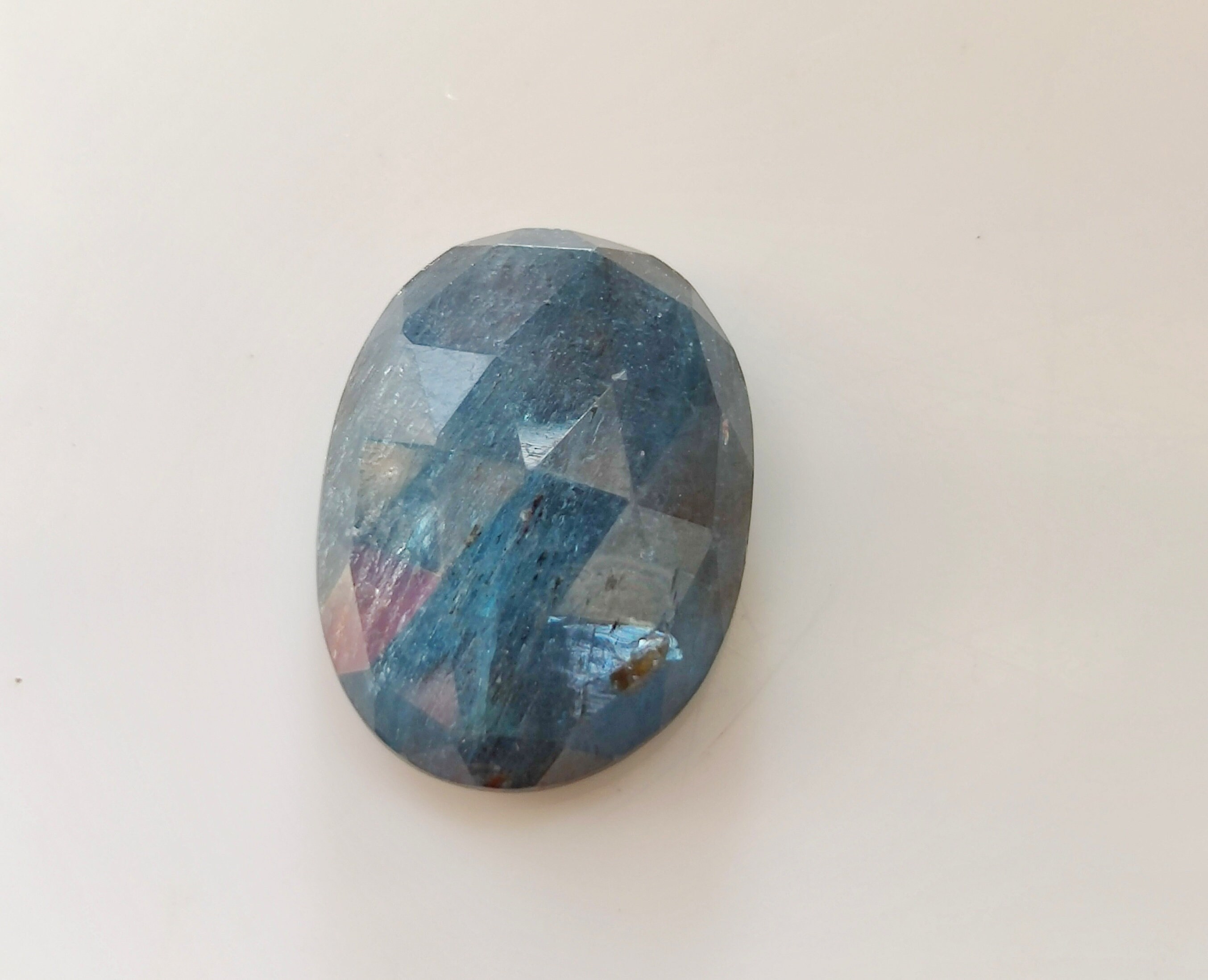 INDIGO KYANITE GEMSTONE 8.85Ct Natural Indigo Kyanite Faceted | Etsy