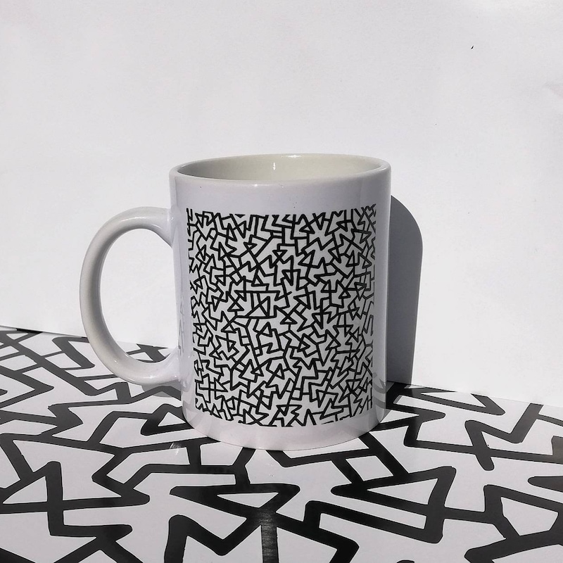 Geometric Mug - Etsy
