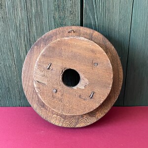 Antique Butter Churn Lid Vintage Wood Wall Art Bavaria Germany ...