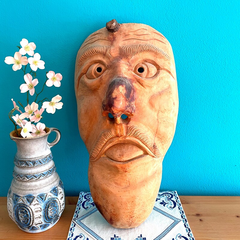 Old Man Mask - Etsy