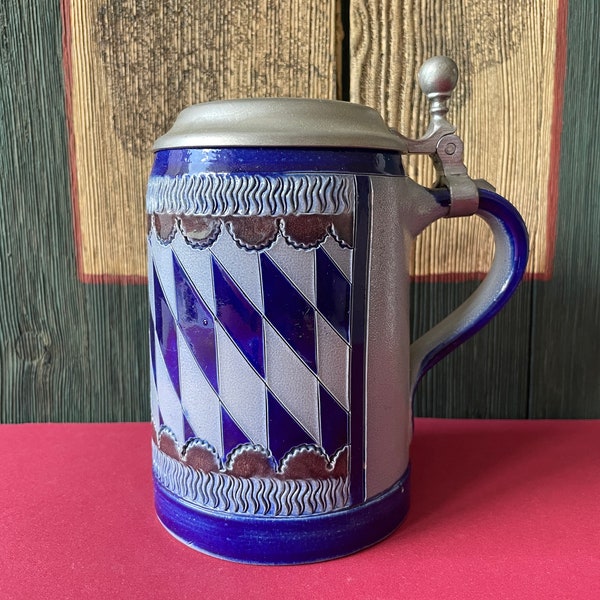 Salt Glaze Beer Mug - Etsy