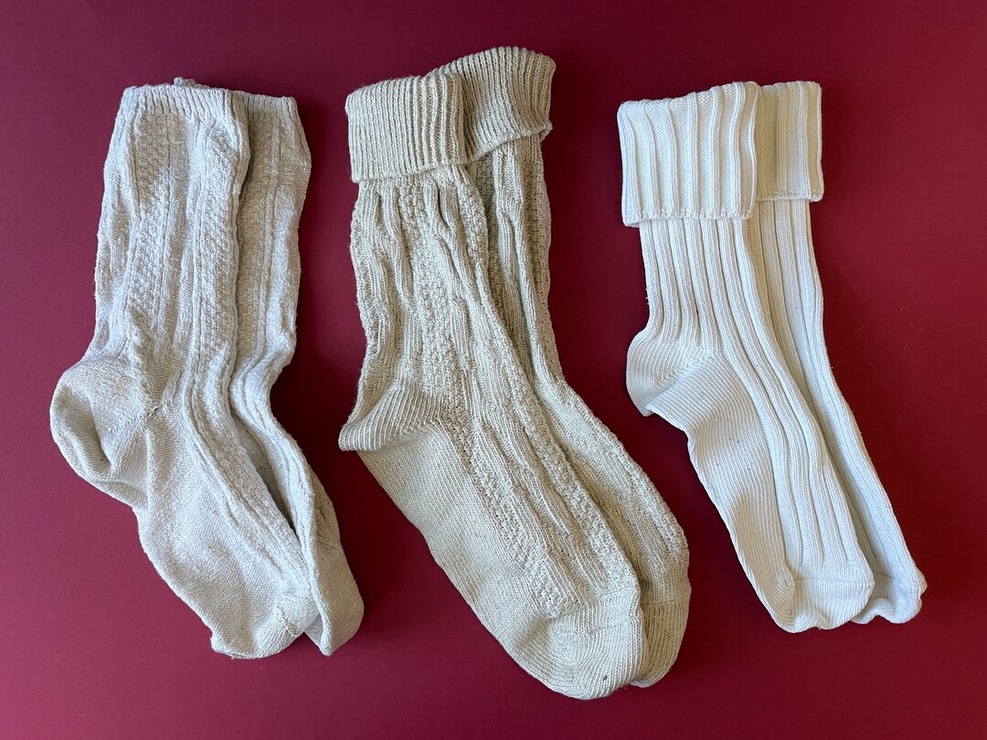 One Pair Vintage Lederhosen Socks Bavarian Knit Socks for Folk Wear ...