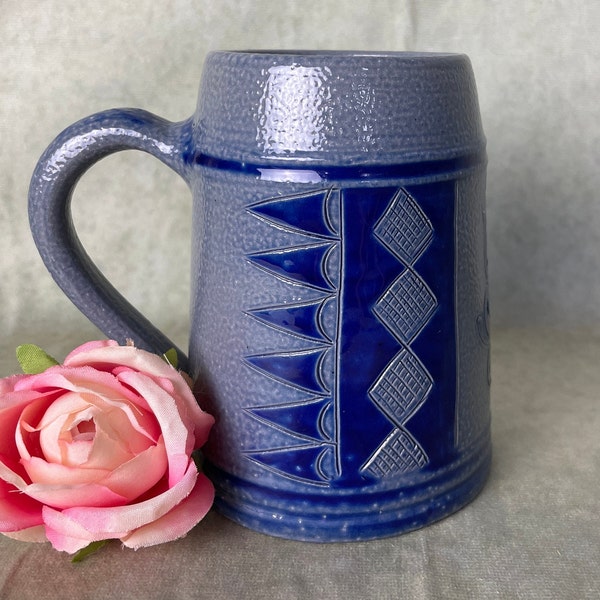 Salt Glaze Beer Mug - Etsy