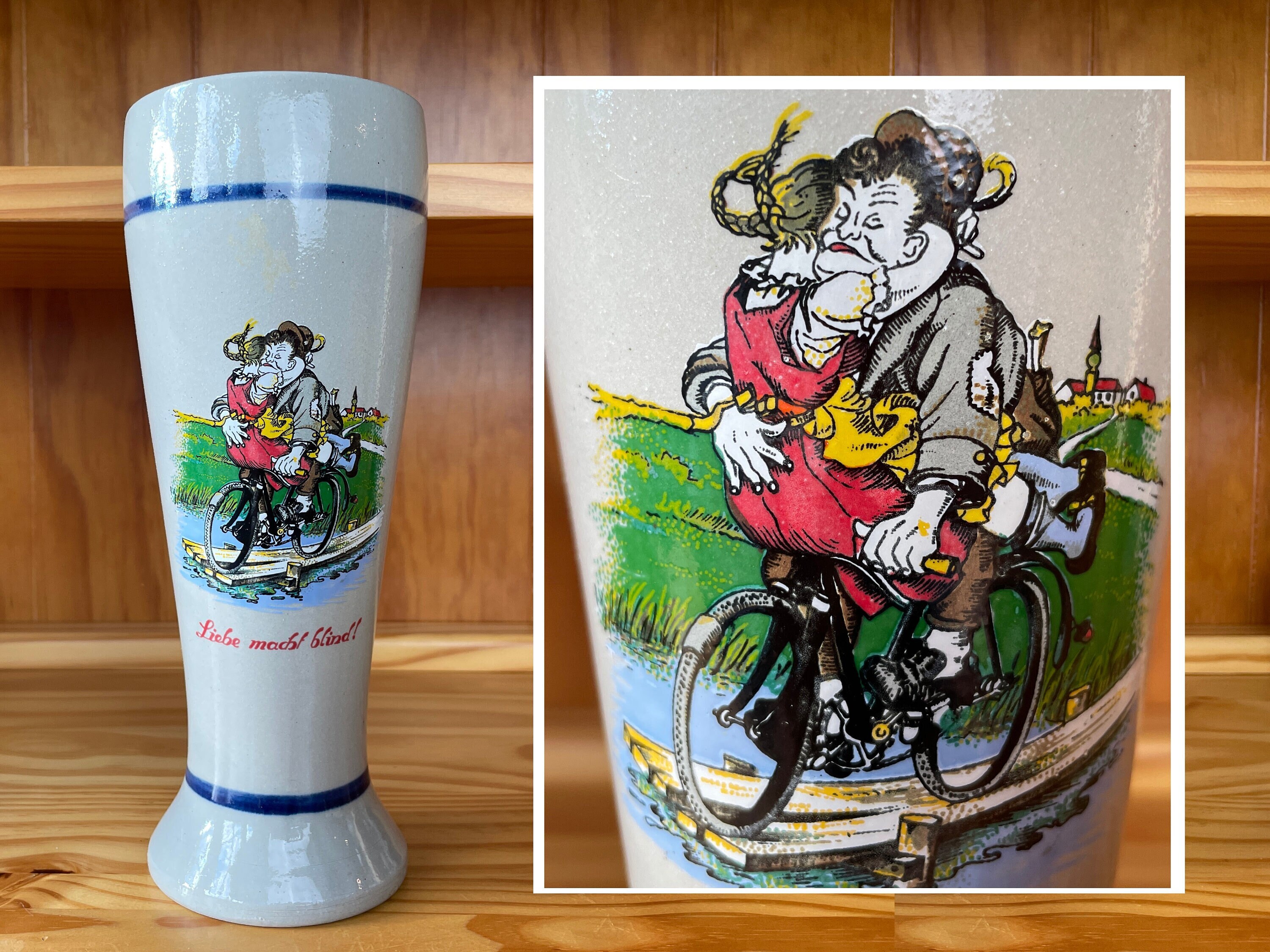 German Beer Stein Cartoon