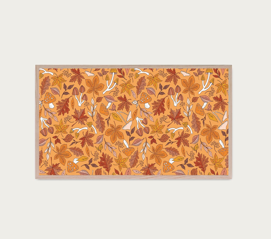 Samsung Frame TV Art Fall Leaves Frame Art Fall Instant - Etsy