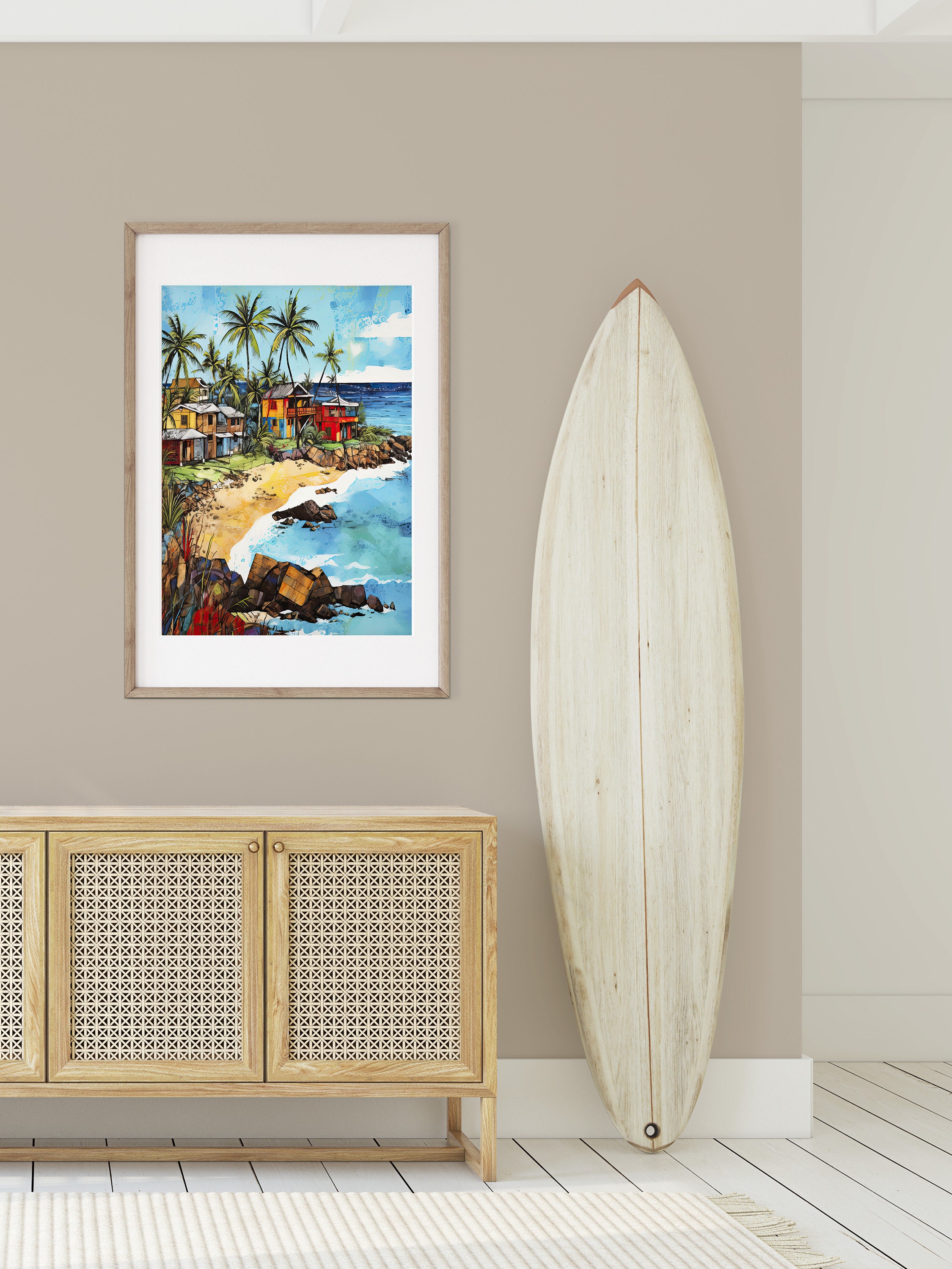 Colorful Coastal Wall Art for a Beachy Vibe, Beach Cottage Decor ...