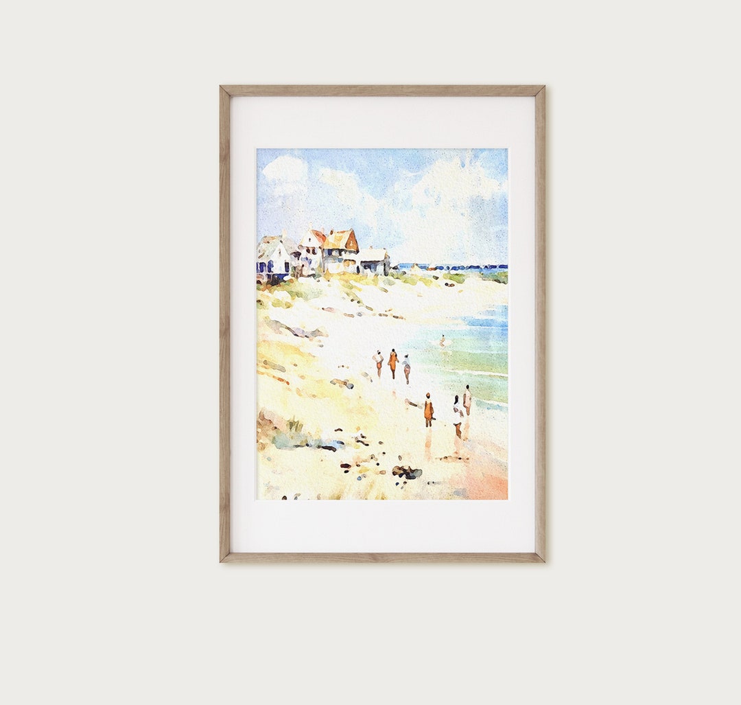 Colorful Coastal Wall Art for a Beachy Vibe, Beach Cottage Decor ...