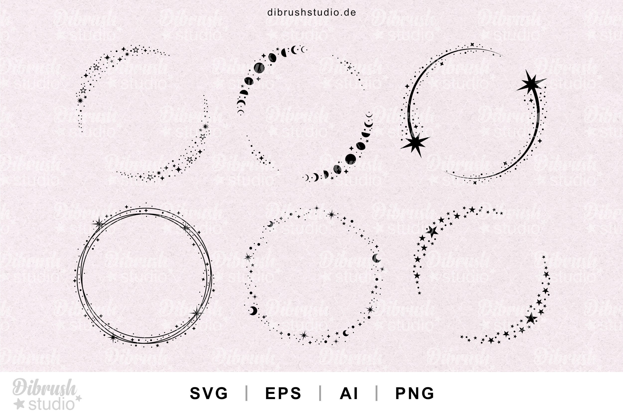 Star Frame Svg Sparkle Frame Svg Celestial Frame Svg - Etsy Australia