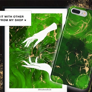 Alcohol Ink Green Gold Marble Digital Paper Seamless Textures, Glitter ...