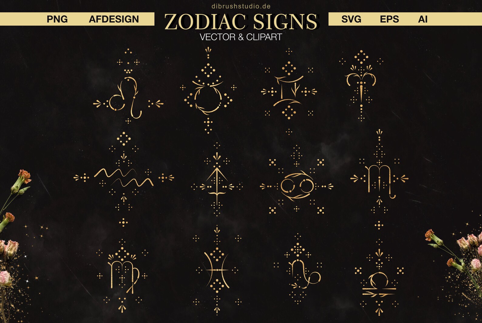 Zodiac Signs SVG, Zodiac Sign PNG, Zodiac Sign Cricut - Etsy
