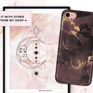 Alcohol Ink Pink Gold Marble Digital Paper Seamless Textures, Glitter ...