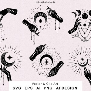 Magic Hands Svg, Moon Phase Svg, Magic Hands Cricut, Magic Hands Png ...