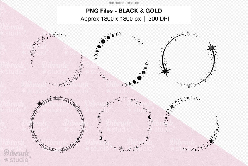 Star Frame Svg, Sparkle Frame Svg, Celestial Frame Svg, Cricut, Laser ...