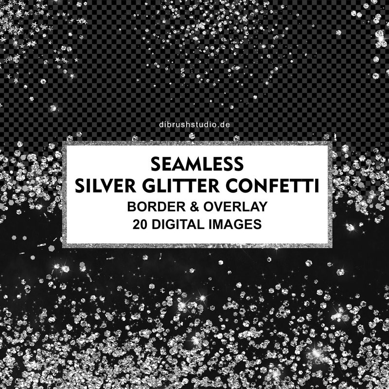 Silver Glitter - Etsy