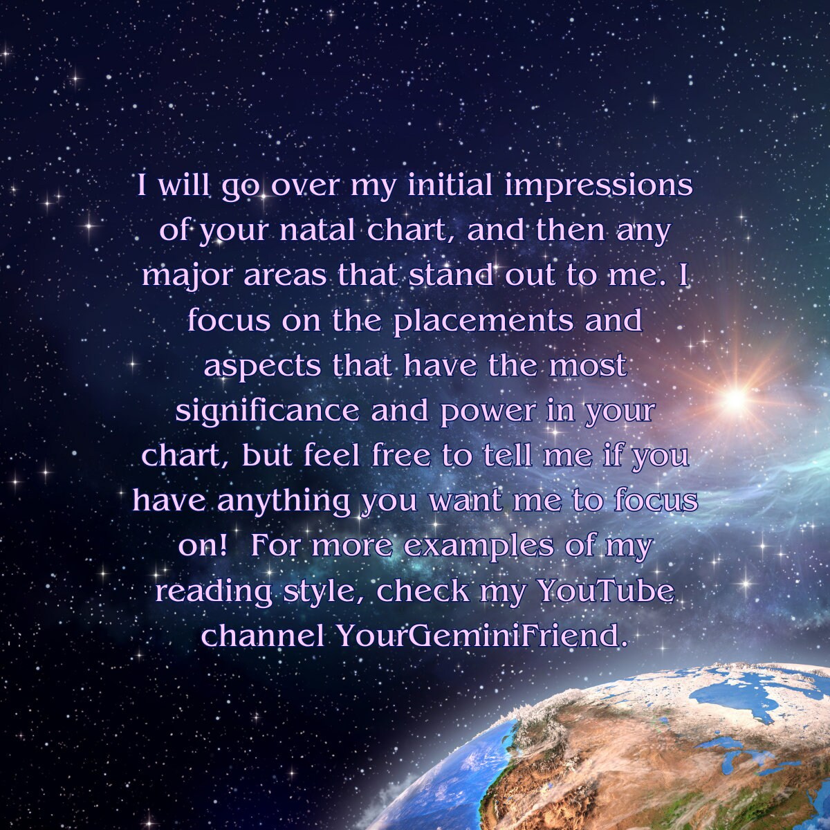 30 Minute Natal Chart Reading - Etsy