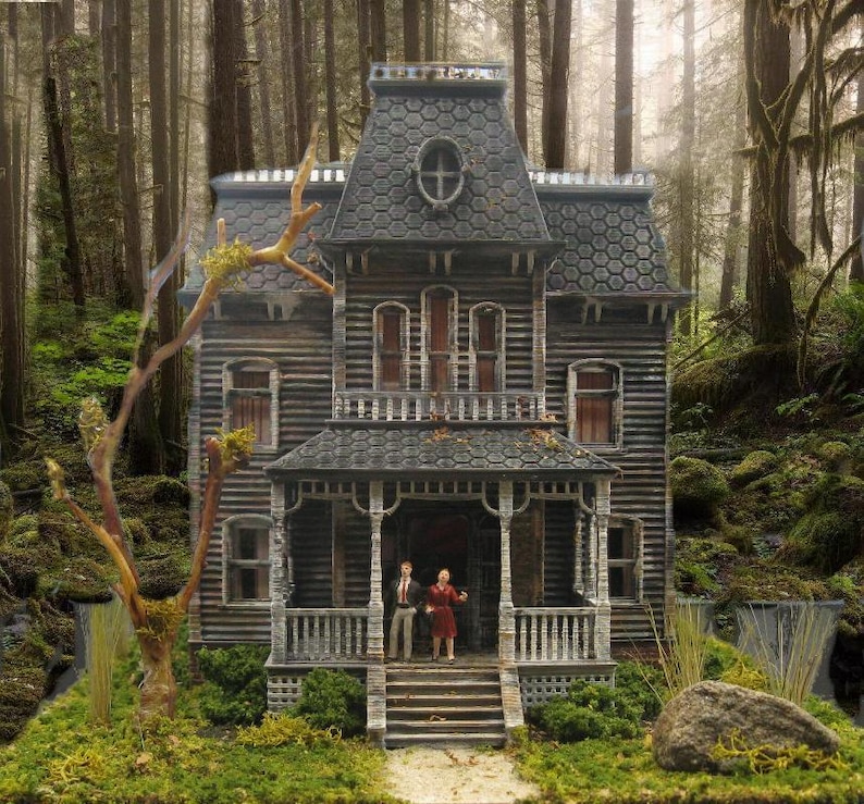 BATES Psycho House Model Diorama~horror Movie~miniatures~model Train ...