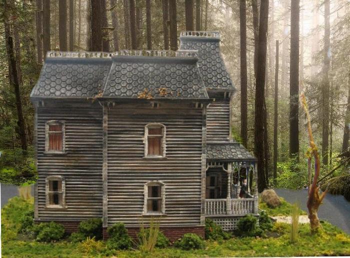 BATES Psycho House Model Diorama~horror Movie~miniatures~model Train ...