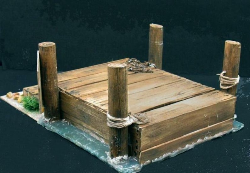 Jason Voorhees Horror Movie Diorama~friday 13th~1/12 and 1/10 Scale~6 ...