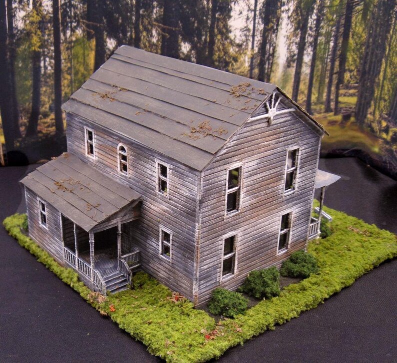 Modelo de casa de MICHAEL MYERS Diorama Halloween Movie House Escala 1: ...