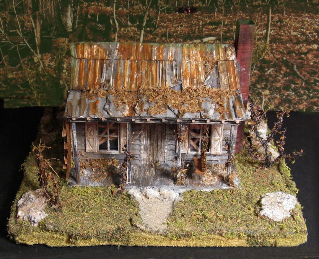 Evil Dead Cabin Model Diorama~haunted House~ash~halloween~d.a. Clayton ...