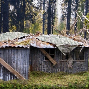 Friday the 13th Jasons Shack Cabinlightedjason Voorhees Dioramaho ...