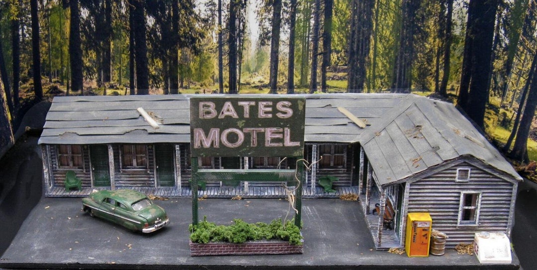 BATES MOTEL Diorama~haunted House~psycho~halloween~horror Movie House ...