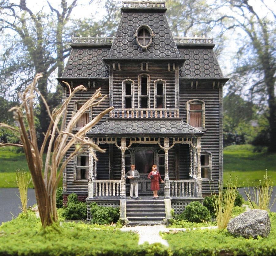 BATES MANSION Diorama Psycho Househaunted Housebuilt Building Model ...