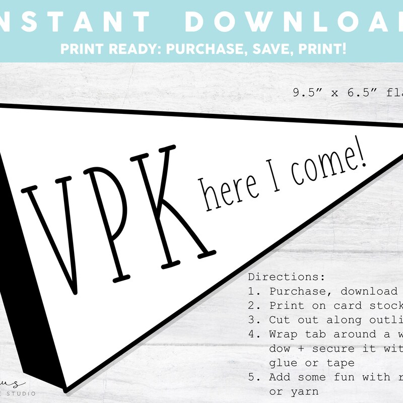 Vpk Sign - Etsy