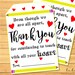 Virtual Teacher Appreciation Printable, Thank You Note for Teacher From ...